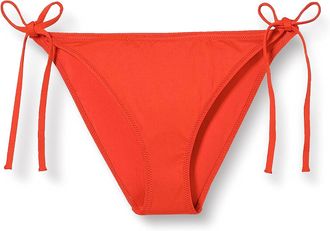 Calvin Klein Damen Bikinihose Seitliche Schnürung Sport, Rot (Cajun Red), M