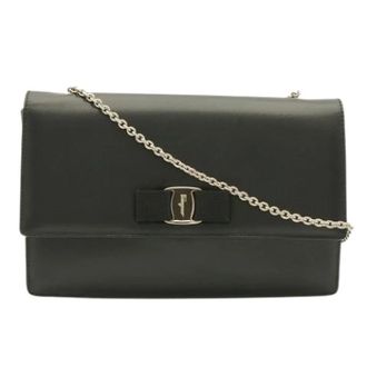 Ferragamo Pre-owned Vara Schultertasche - - Pre-owned - Damen - Schwarzk - ONE SIZE