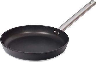 Valira 4419/25 Chef Non Induktion Bratpfanne, Aluminiumguss, Schwarz