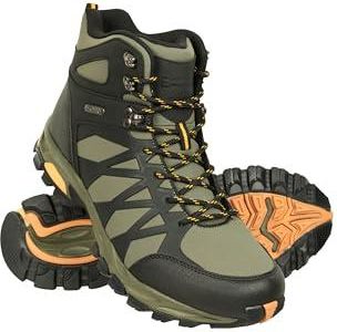 Mountain Warehouse Bottes imperm&eacute;ables Softshell Trekker II Homme - Semelle interm&eacute;diaire en Phylon, ext&eacute;rieur en Caoutchouc, Languette rembourr&eacute;e - Voyages, randonn&eacute;e K