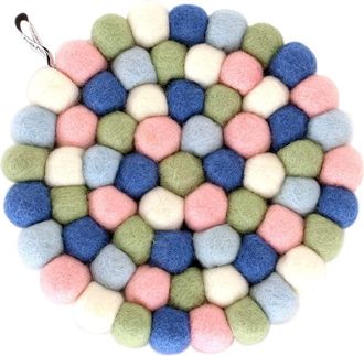 Aveva Filz Deko Untersetzer Topfuntersetzer rund Reiner Wollfilz, Aveva:Sea