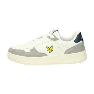 Lyle & Scott Homme, Chaussures, Blanc, Taille: 42 EU Baskets Basses