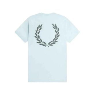 Fred Perry Back Graphic T-Shirt - - Tops - Herren - Blau - L