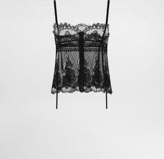 Dolce & Gabbana Lace Top - Frau Blusen Und Tops Schwarz 42