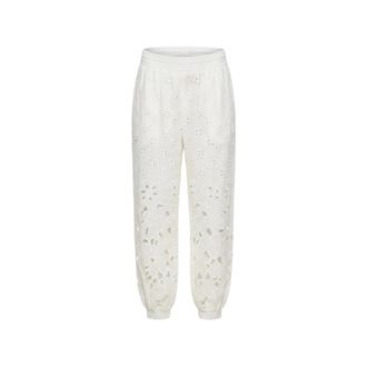 Ermanno Scervino Femme, Pantalons, Blanc, Taille: 36 FR Joggers