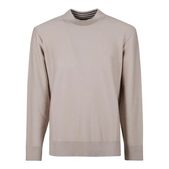 Drumohr Round Neck Sweater - - Knitwear - Herren - Beige - 2XL