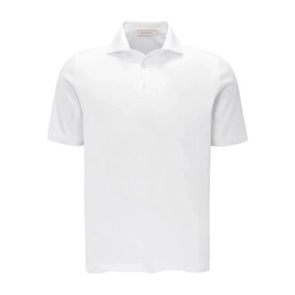 FILIPPO DE LAURENTIIS IceCotton Polo-Shirt kurzarm wei&szlig; - - Tops - Herren - Wei&szlig; - M