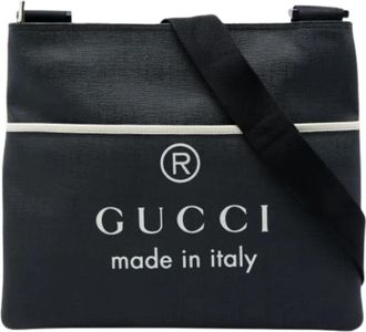 Gucci Pre-owned Canvas Crossbody Bag - - Pre-owned - Damen - Schwarzk - ONE SIZE