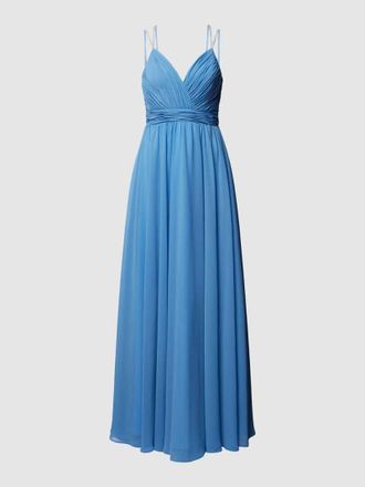 Luxuar Abendkleid mit Ziersteinbesatz