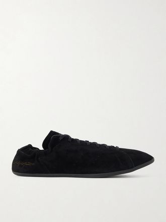 adidas Originals Y-3 Stan Smith Sneakers Aus Veloursleder - Schwarz