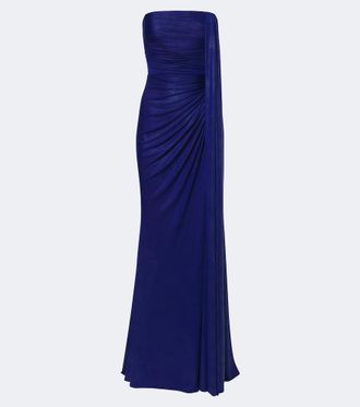 Elie Saab Beschichtete Bustier-Robe aus Jersey