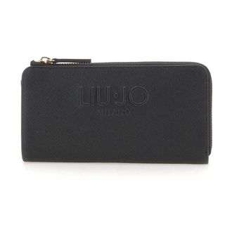 Liu Jo Femme, Accessoires, Noir, Taille: ONE Size Grand porte-monnaie zipp&eacute;