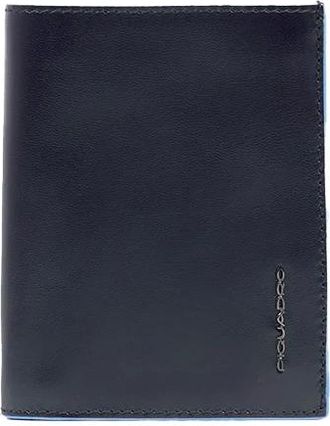 Piquadro Homme, Accessoires, Bleu, Taille: ONE Size Blue Square Vertical Trifold Wallet