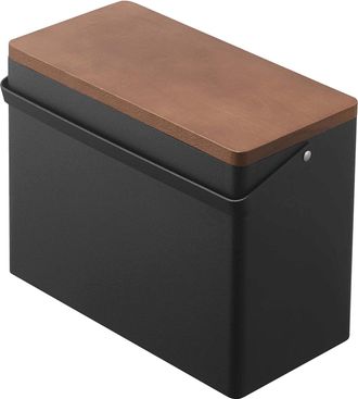 Yamazaki Tableware Home Tower Erste-Hilfe-Kasten, dreistufiger Organizer f&uuml;r medizinische Versorgung, Metall-Organizer mit mehreren F&auml;chern, Stahl und Holz