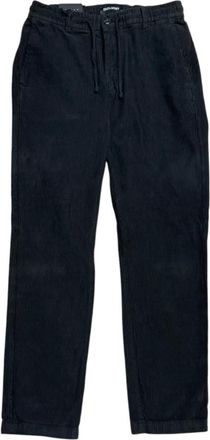 Lyle & Scott Homme, Pantalons, Noir, Taille: W36 Ribbed Pantalons