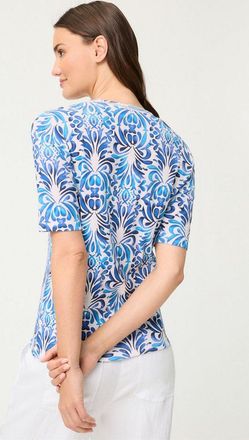Olsen T-Shirt mit Allover-Dessin
