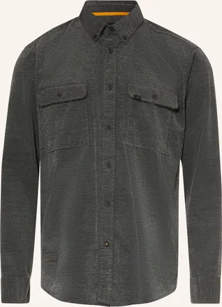 Camel Active Camel Active Samt-Overshirt schwarz