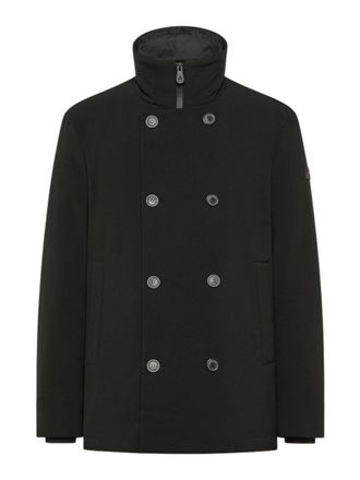 Peuterey Knielanger Mantel - Schwarz