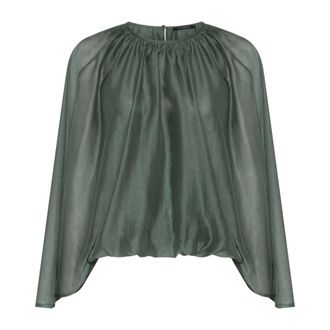 Bruuns Bazaar Femme, Blouses et Chemises, Vert, Taille: 36 FR TelleaBBToula blouse