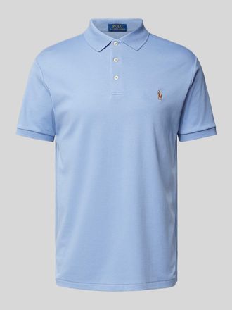Polo Ralph Lauren Slim Fit Poloshirt mit Label-Stitching