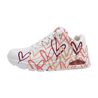 Skechers UNO Spread The Love Damen-Sneaker, Weiß Wcrl, 36 EU