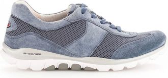 Gabor Femme, Chaussures, Bleu, Taille: 42 1/2 EU Baskets bleues en textile