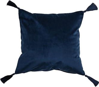 Chic Home Velours Kissenbezug Cristiano 45x45cm dunkelblau