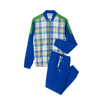 Lacoste Trainingsanzug-Set f&uuml;r Herren (Blau/Gr&uuml;n)