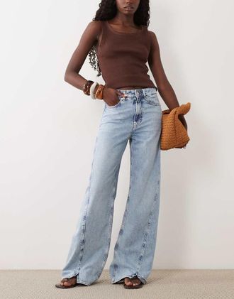 Boss Orange by Hugo Boss Jean large - Bleu clair