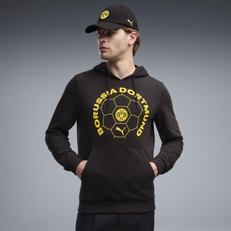 Puma Sweat &agrave; capuche Borussia Dortmund ftblCulture Homme, V&ecirc;tements, Noir, 3XL