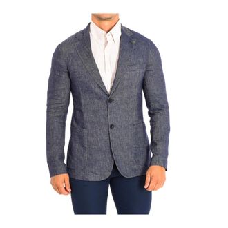 La Martina Long Sleeve Blazer - - Jackets - Herren - Blau - L