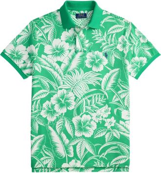 Polo Ralph Lauren Poloshirt mit tropischem Print - Gr&uuml;n