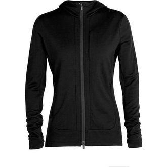 Icebreaker Damen Kapuzensweat W Quantum III LS Zip Hood
