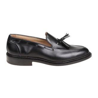 Trickers Schwarzer Kalbsleder Mokassin Schuh Elegant Bequem - - Shoes - Herren - Schwarzk - 45 EU