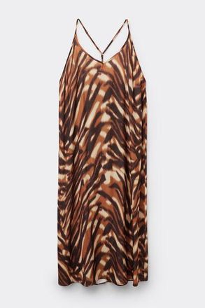 Calzedonia Langes Kleid Savage Shades Braun