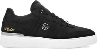 Philipp Plein Homme, Chaussures, Noir, Taille: 40 EU Baskets Montantes Statement
