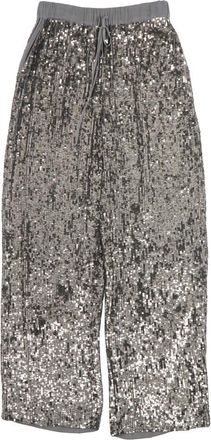 P.A.R.O.S.H. P.a.r.o.s.h., Femme, Pantalons, Gris, Taille: 36 FR Wide Pantalons