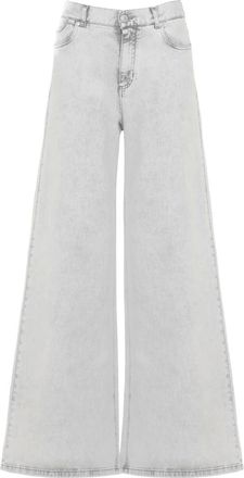 PANICALE Panicale, Femme, Jeans, Gris, Taille: 38 FR Wide Jeans