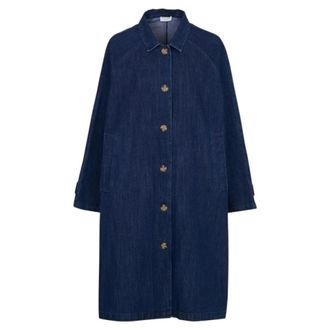 Jcsophie Jayden Manteau - - Coats - Damen - Blau - L