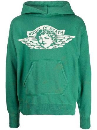 Saint Mxxxxxx Angel of Death Hoodie - Gr&uuml;n