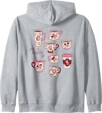 Disney Mickey & Pals Valentines Coffee Have a Brewtiful Day Kapuzenjacke