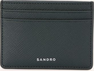 Sandro Sandro Saffiano-Kartenetui gruen