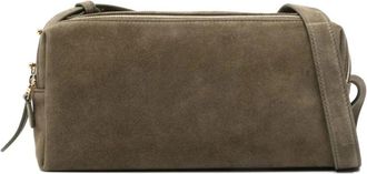 Elleme Trousse Suede Double-zip Shoulder Bag