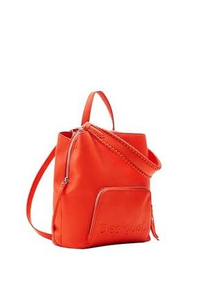 Desigual BACK_HALF LOGO 24 SUM Femme, Orange, Taille unique