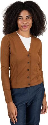Max Mara Femme, Pulls, Brun, Taille: 42 FR Cardigans