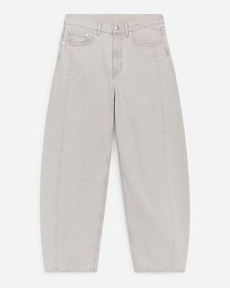 Arket BLOOM Barrel Jeans -Wei&szlig;