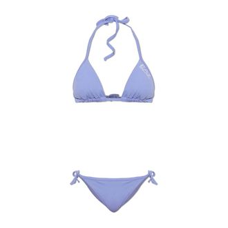 Emporio Armani Triangle Bikini with Logo - Femme - Maillots de bain - Violet - Taille: 36 FR