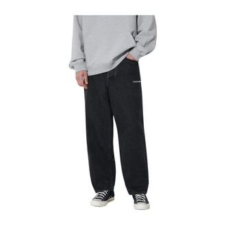 A Bathing Ape A Bathing APE - Jean droit &agrave; logo m&eacute;tallique - Homme - Jeans - Noir - Taille: S