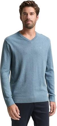 Tom Tailor Tom Tailor Pull pour Homme, 39094 - M&eacute;lange de Bleu d&eacute;lav&eacute;, L