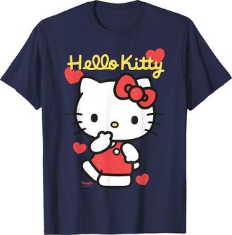 Hello Kitty Cheeky Sweet Love Klassische Pose zum Valentinstag T-Shirt